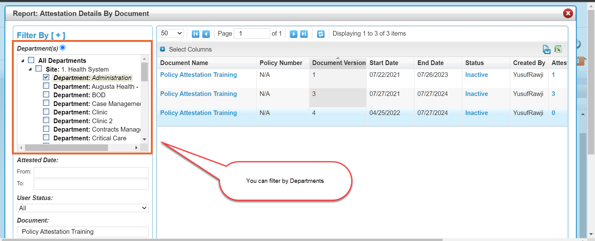How to run an attestation report – RLDatix Public Knowledge Base How to run an attestation report – RLDatix Public Knowledge Base